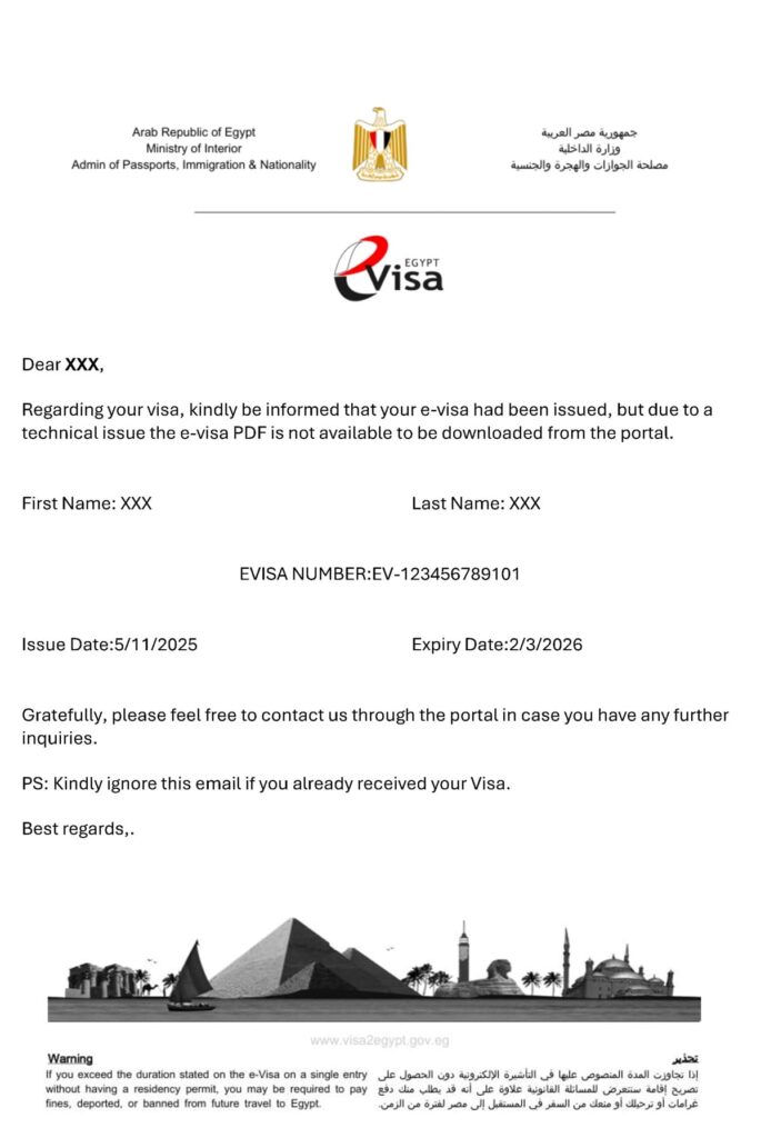 Egypt e-Visa: due to malfunctions on the portal, authorities are ...